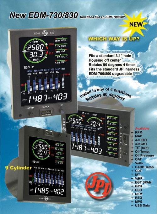 JP Instruments EDM-730 Engine Monitor | Pacific Coast Avionics